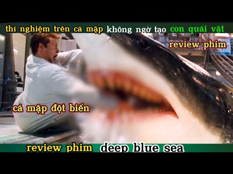 cá mập đột biến gen#reviw phim deep blue sea 1999 - YouTube