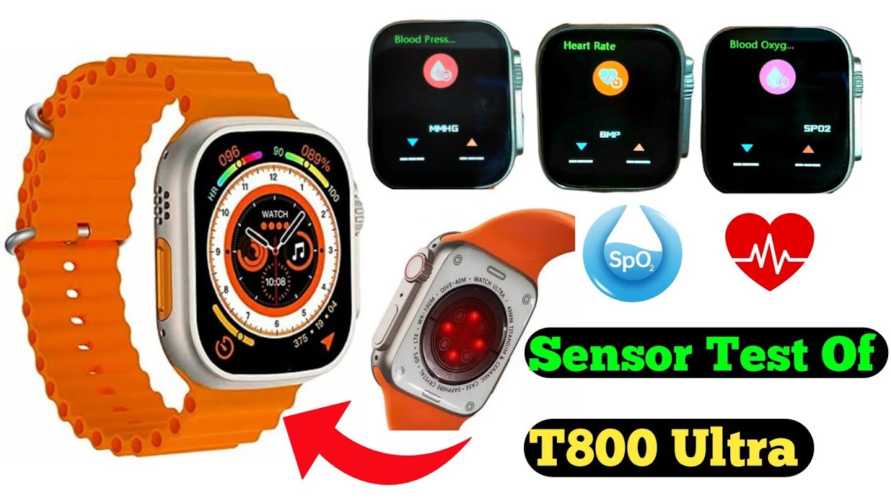 Sensor Test Of T800 Smartwatch | T800 smartwatch sensor #smartwatchclub ...