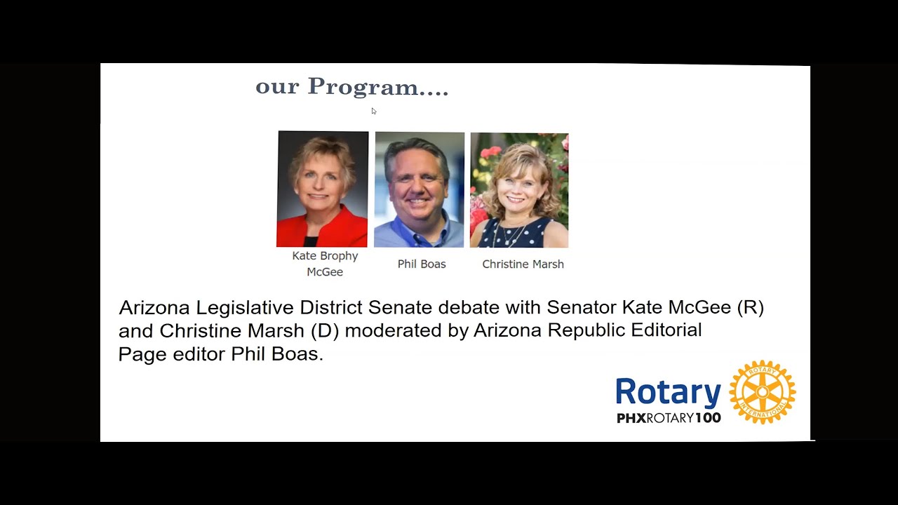 Kate Brophy McGee and Christine Marsh debate - YouTube