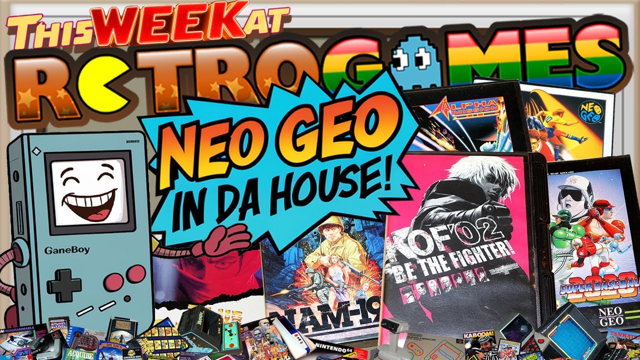 Neo Geo Collection Arrives at Retro Games HQ - YouTube
