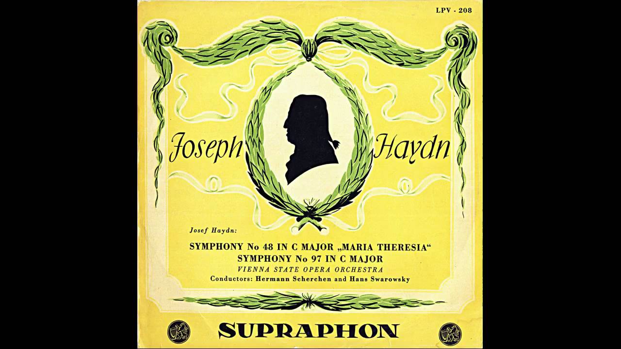 Haydn: Symphony No. 48 'Maria Theresia', Hermann Scherchen, Vienna 1951 ...