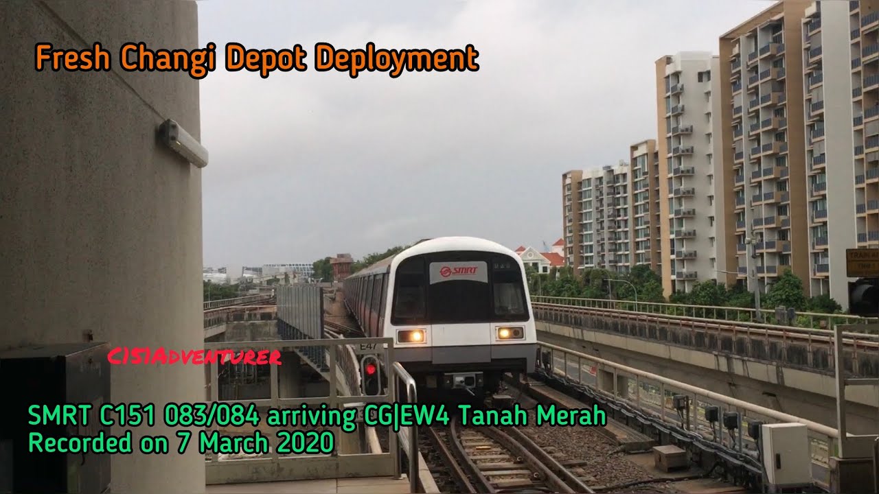 [CGL T103] SMRT C151 083/084 Arriving EW4|CG Tanah Merah - YouTube