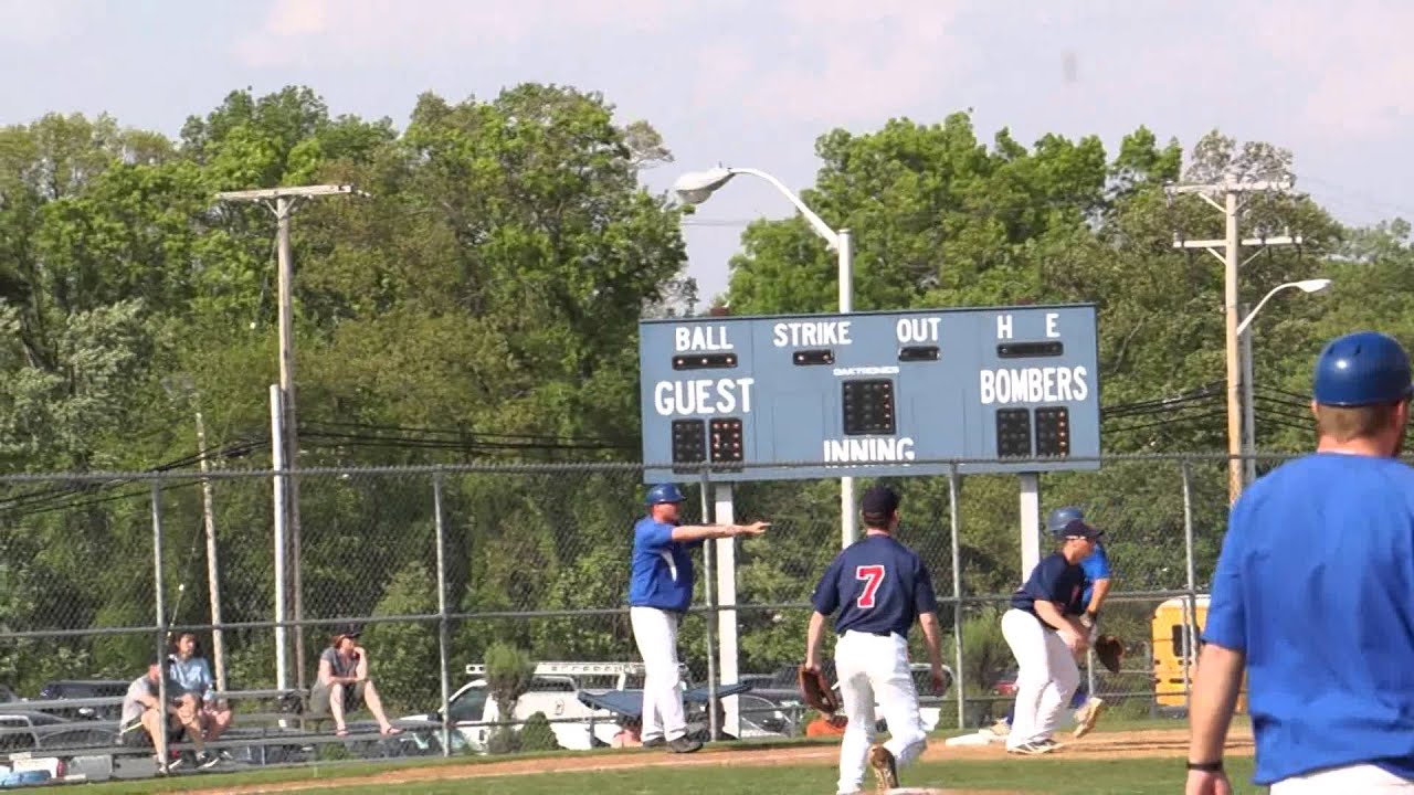 Sayreville's Pete Soporowski lines RBI single in 1st - YouTube