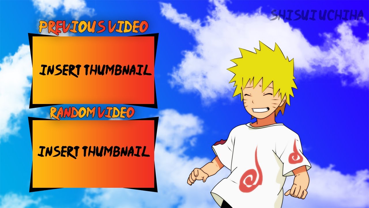 Naruto 2D Outro Template {PSD} [Free Download] - YouTube
