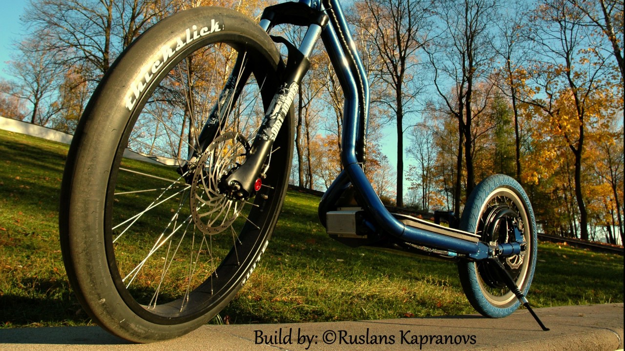 DIY, Custom Electric Scooter, Full Suspension. - YouTube