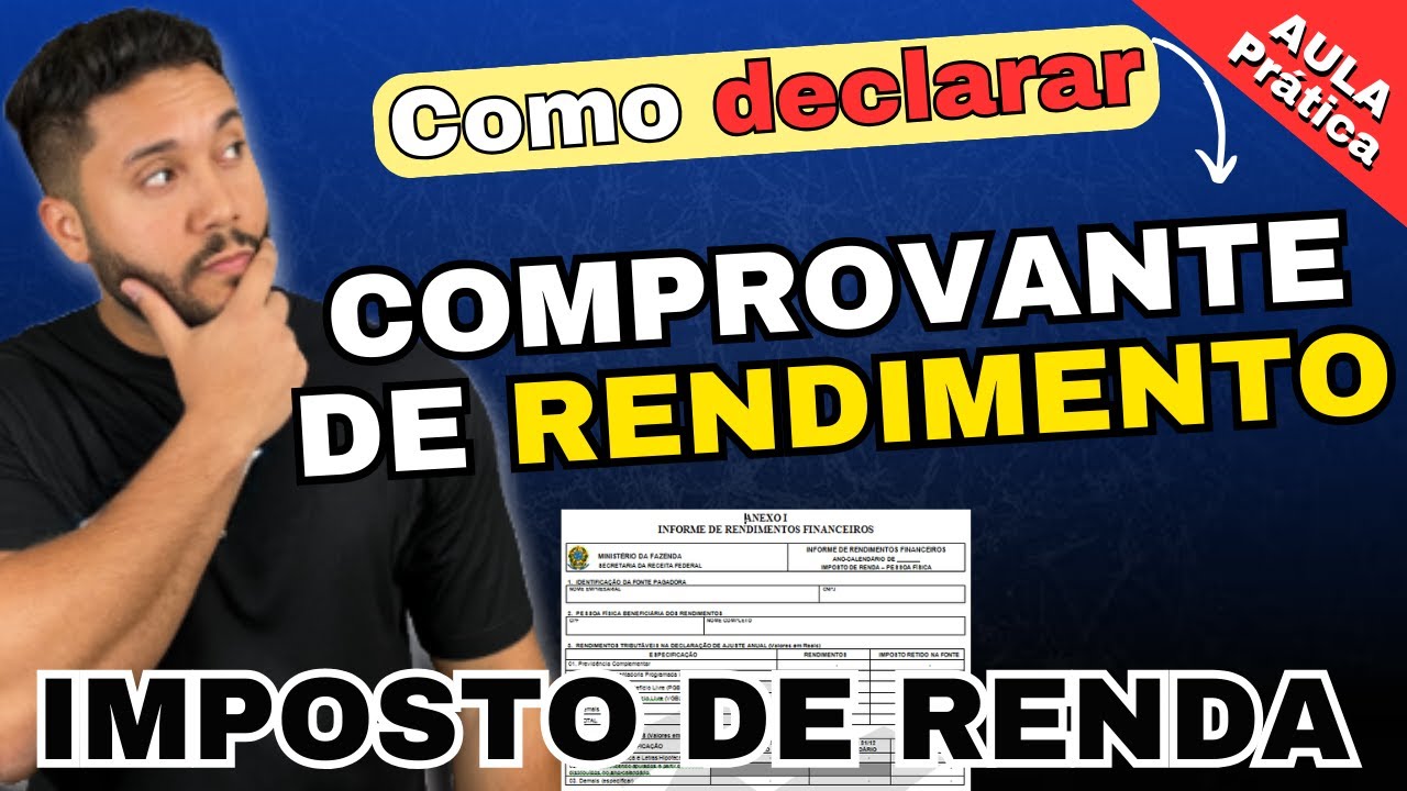 COMO DECLARAR INFORME DE RENDIMENTO DA EMPRESA NO IMPOSTO DE RENDA? | IRPF | AULA PRÁTICA - YouTube