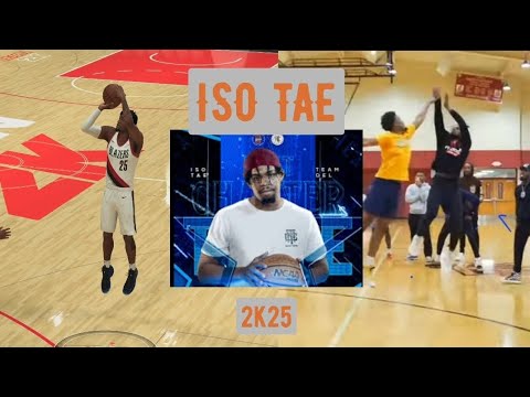 I Recreated Iso Tae in NBA2K25... - YouTube