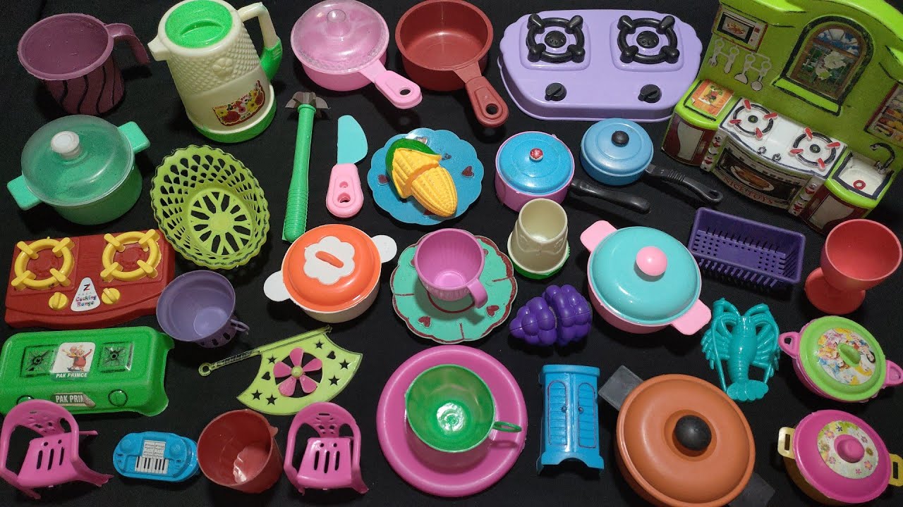 Full Plastic Kitchen Set | Satisfying with Unboxing Hello Kitty Kitchen ...