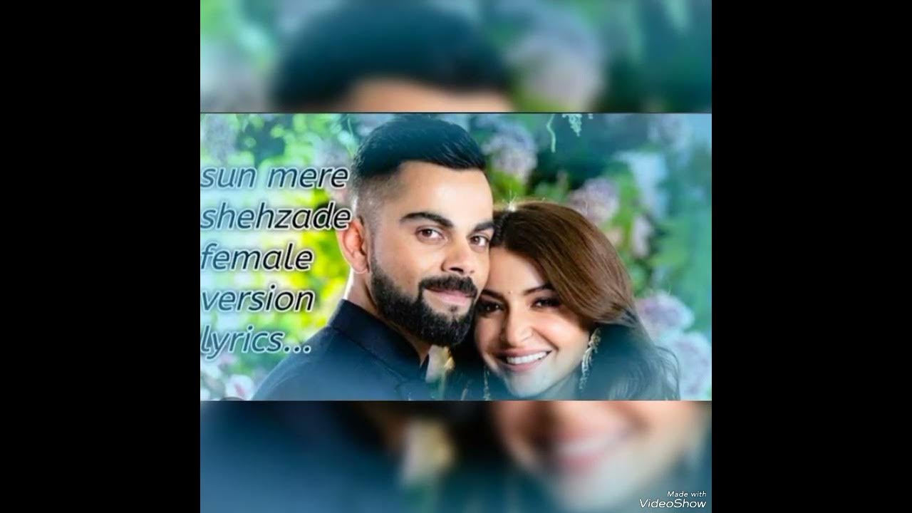 Sun Mere Shehzade Song 🎵🎼🎶🎵 ... Female Version Lyrics 💗💜 # - YouTube