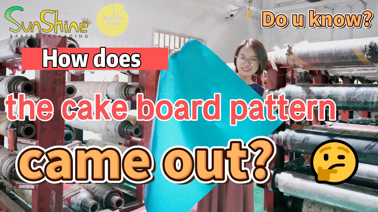 Unveiling the Artistry Cake Board Embossing Process at Our Factory ...