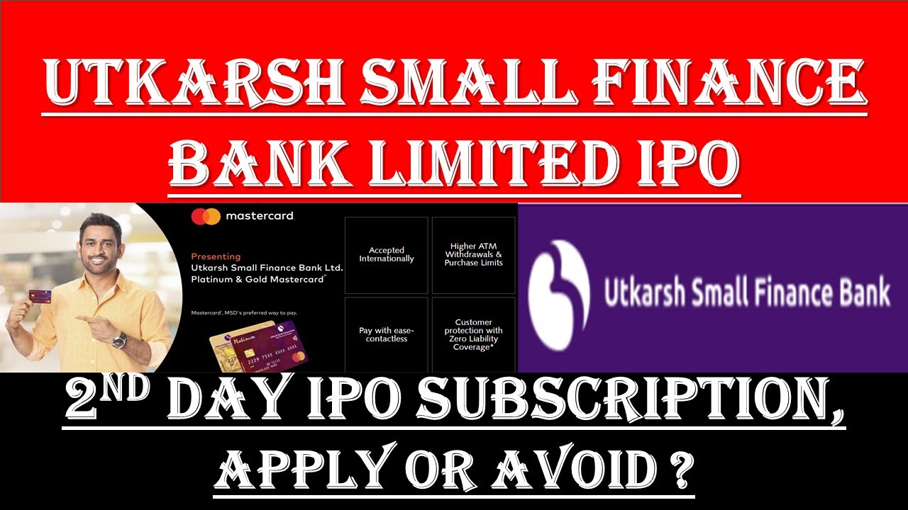 Utkarsh IPO Review | Utkarsh Small Finance Bank IPO GMP | Utkarsh Bank ...