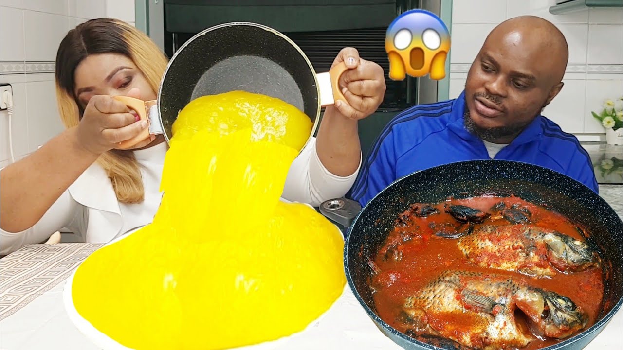 WIFE POUR ALL THE PEPPER SOUP ON THE TABLE TO SEE HUSBAND REACTION ...