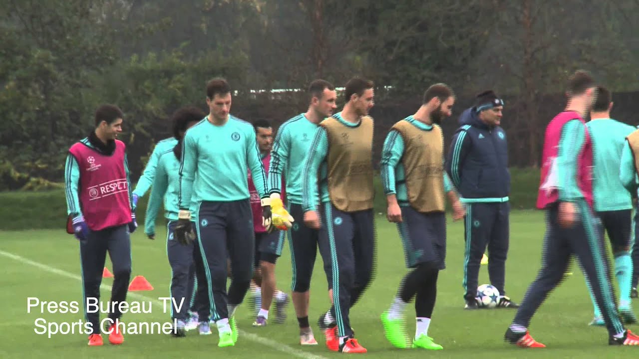 Chelsea Training Session pre Champions League - YouTube
