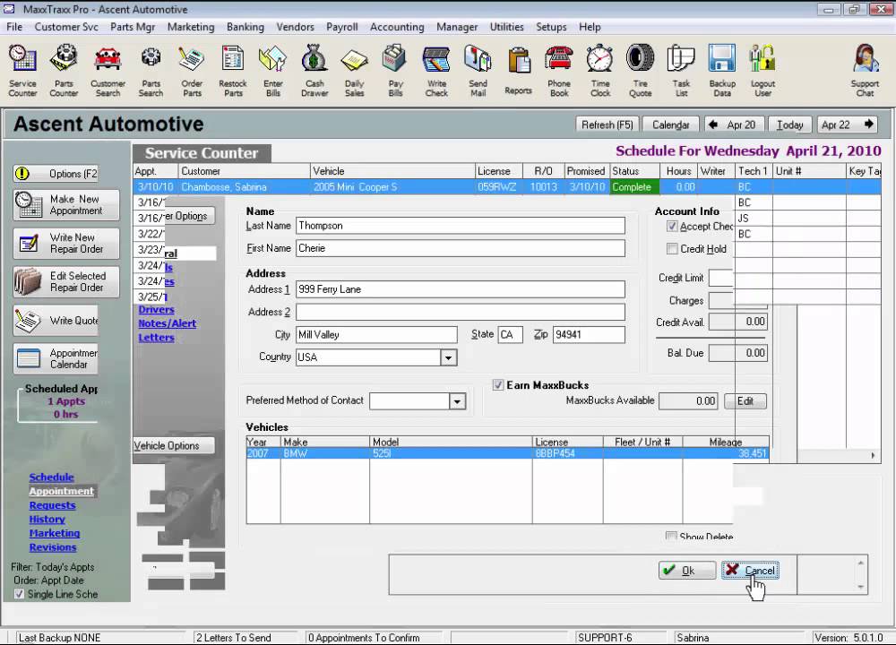 Auto shop customer management software - fepsado