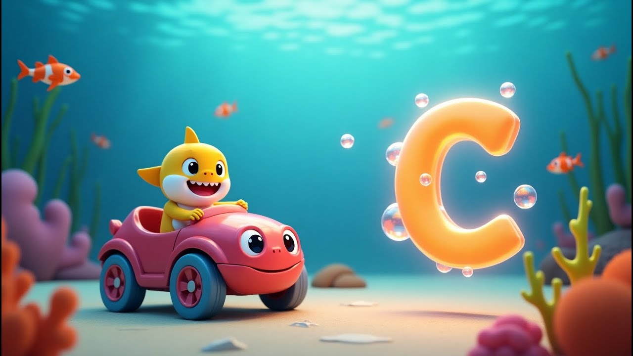 Let’s Learn Letter C! | Baby Shark Alphabet Song for Kids | Learn ...