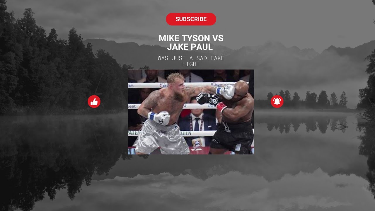 Mike Tyson vs Jake paul was just a sad fight - YouTube