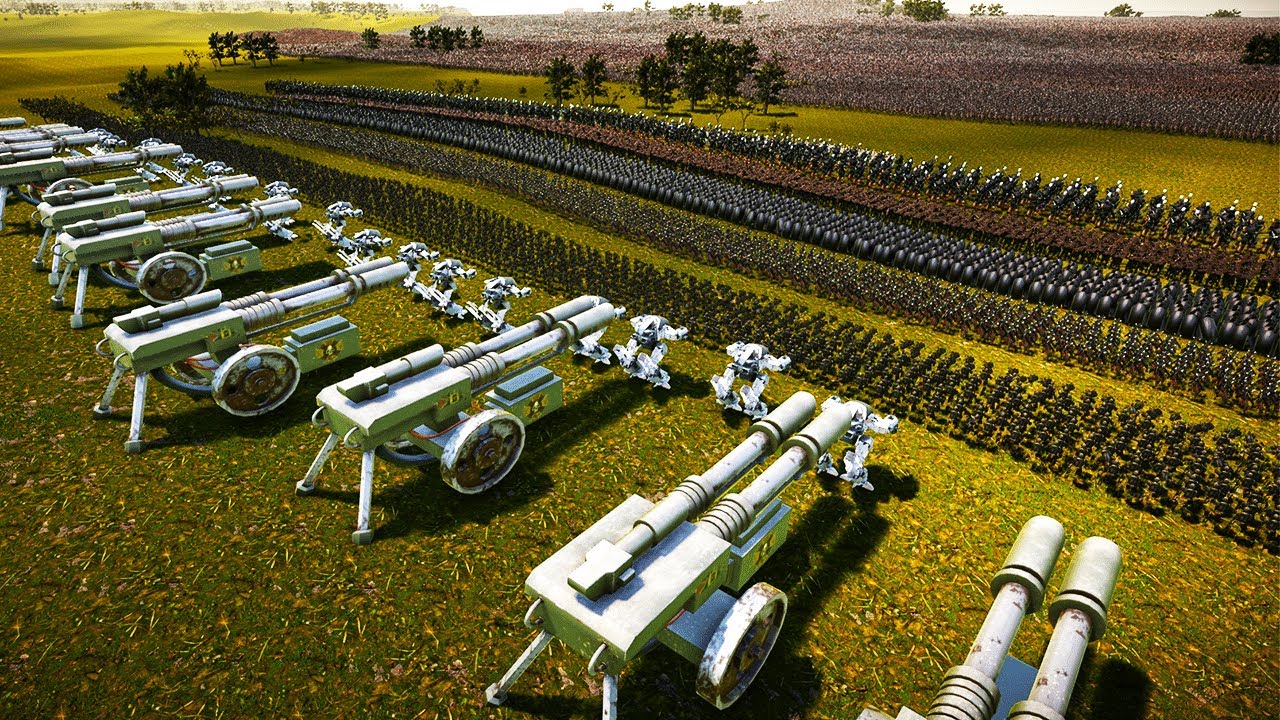 cannon Imperial, Droid Boomber & RAMBO vs 4.4 Million Monster ARMY ...