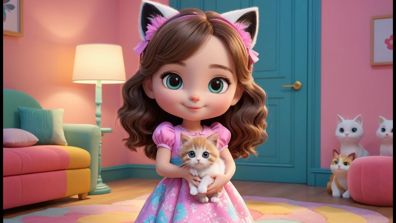 Emma Had a Tiny Cat | Fun Nursery Rhyme for Kids | Sing-Along Song ...