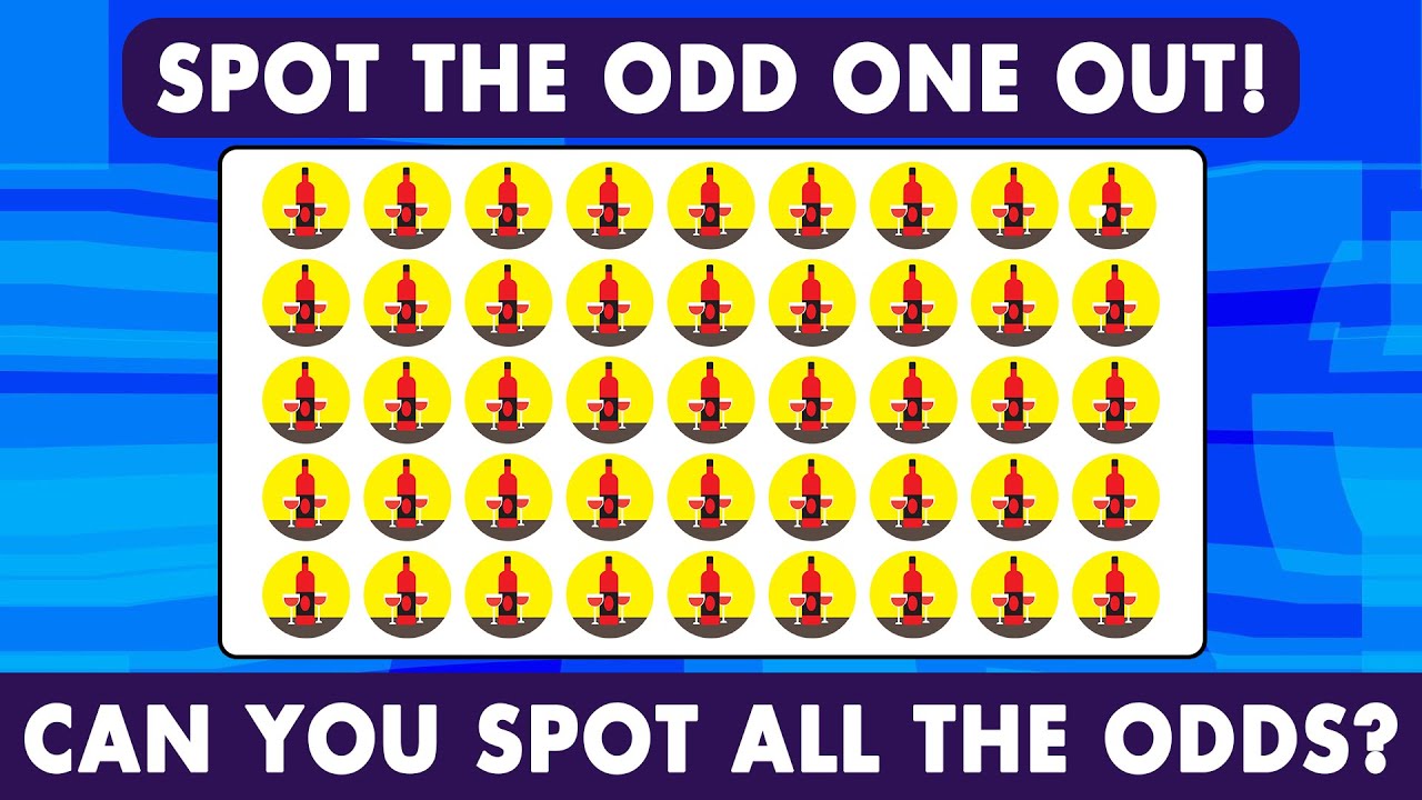 Spot The Odd One Out || Can You Spot Them All? - YouTube
