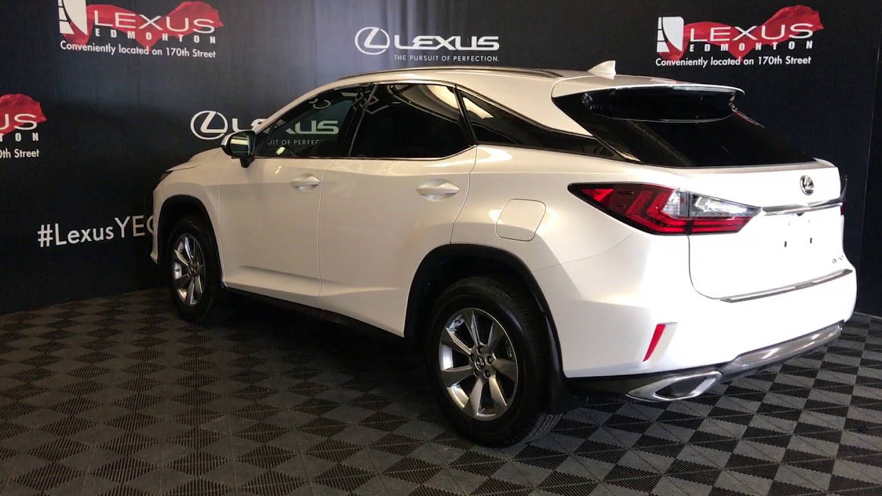 White 2019 Lexus RX Standard Package Review Edmonton Alberta - Lexus of ...