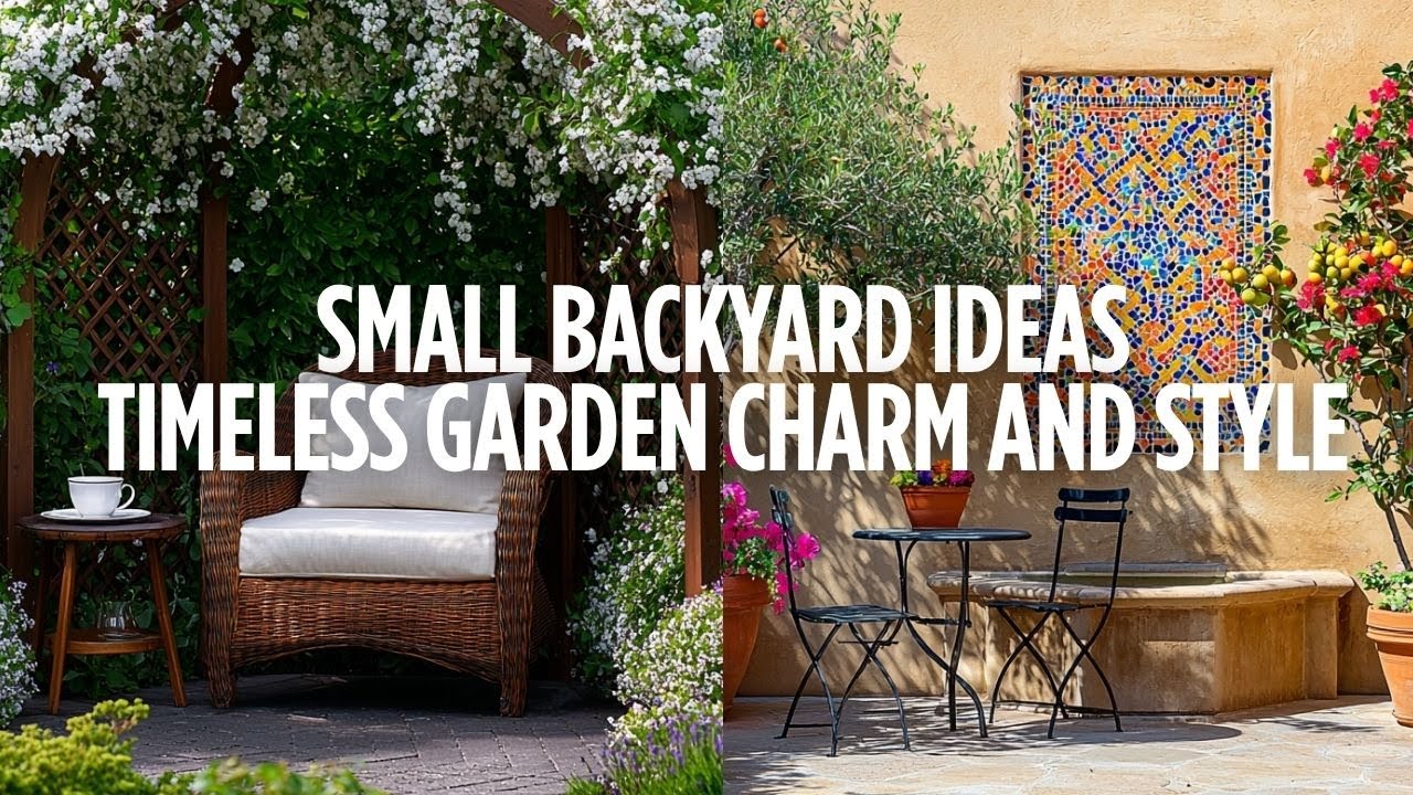 Small Backyard Ideas to Maximize Space with Timeless Garden Charm and ...