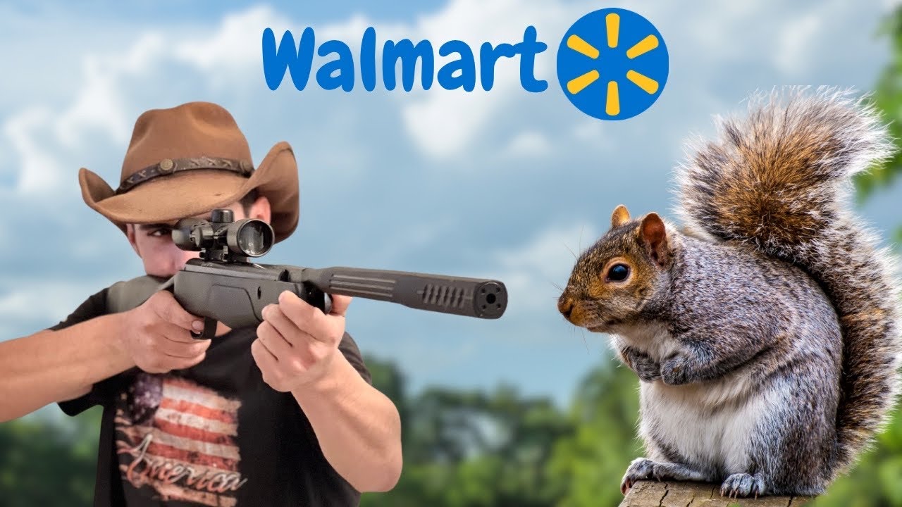 Hunting with Walmart's $100 Air Rifle (Hunting Challenge) - YouTube