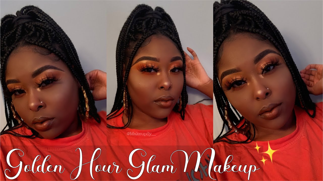 Golden Hour Glam Makeup | ft.RubyKisses Topaz Nudes | MAKEUPSY - YouTube