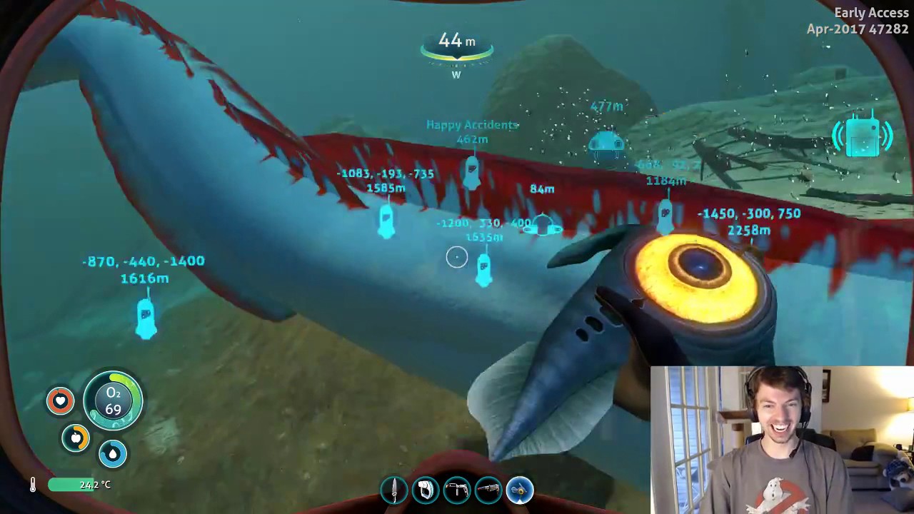 Subnautica: First time Learning the "Fish Trick" - YouTube