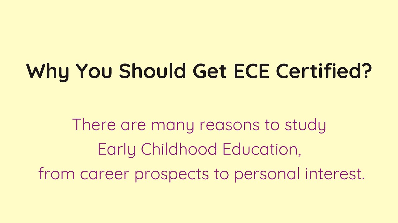 Why You Should Get ECE Certified ? - YouTube