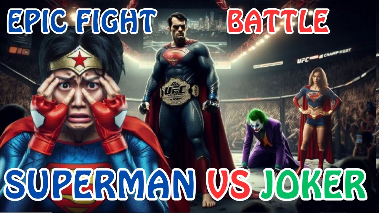 EPIC FIGHT BATTLE SUPERMAN VS JOKER | #marvel #gothamknights #edit ...