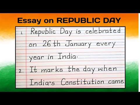 76th republic day essay in english, essay in english handwriting, 26th ...