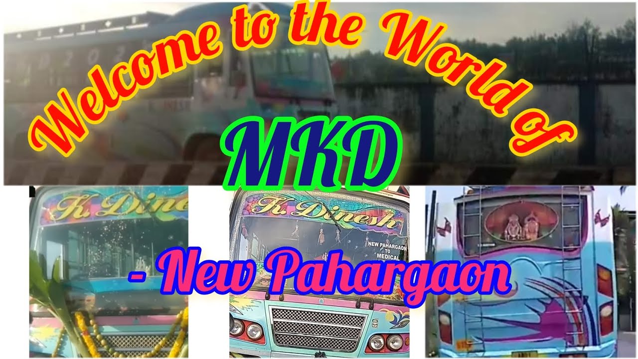 MKD Bus Mass Entry || Welcome to the World of MKD - New Pahargaon to medical + Bazaar || Andaman ...