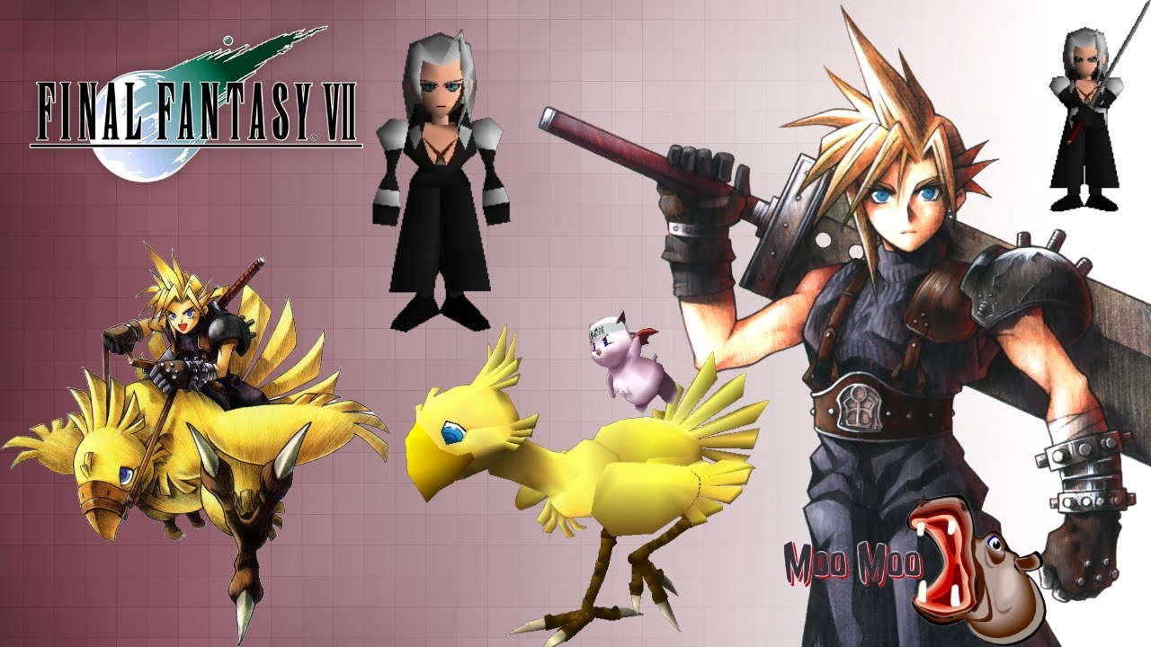 Take 2 Final Fantasy VII OG First Time Playing Chocobos and More - YouTube