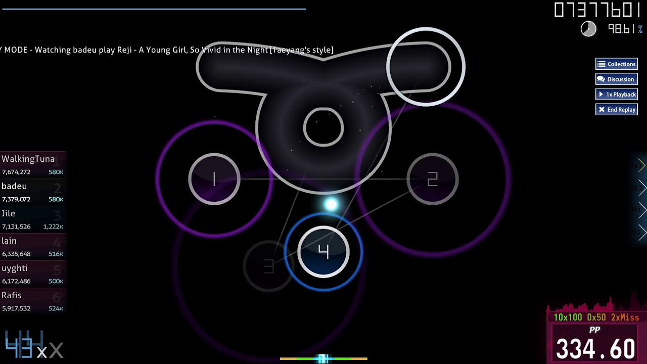 osu! | badeu | Reji - A Young Girl, So Vivid in the Night [Taeyang's ...