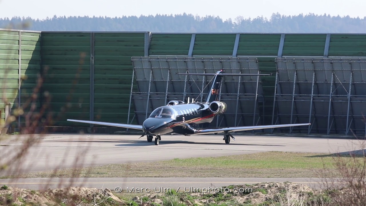 Cessna 525 Citation Jet CJ2 Engine Test Hall SOUND - YouTube