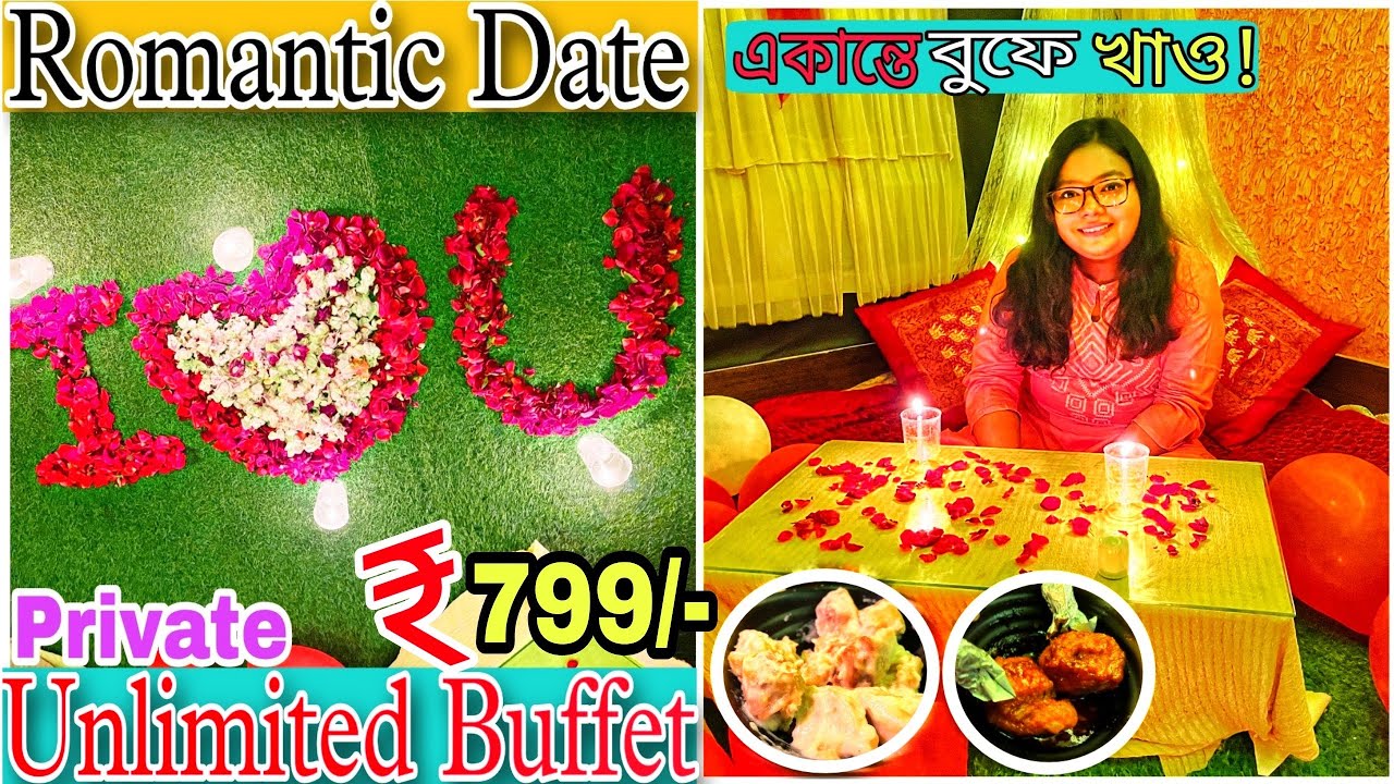 Unlimited Buffet in Kolkata | Romantic Private Buffet 😍 | Haazir Buffet ...