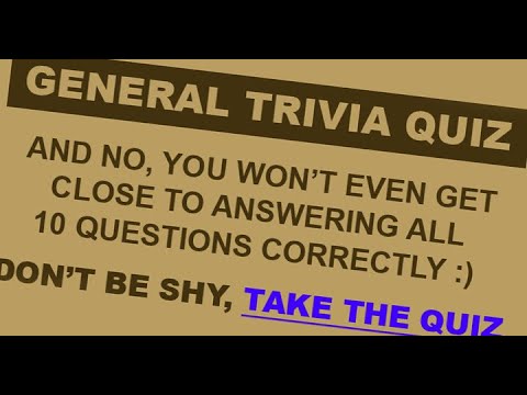 Ultimate Trivia Challenge: Test Your Knowledge with These 10 Questions ...