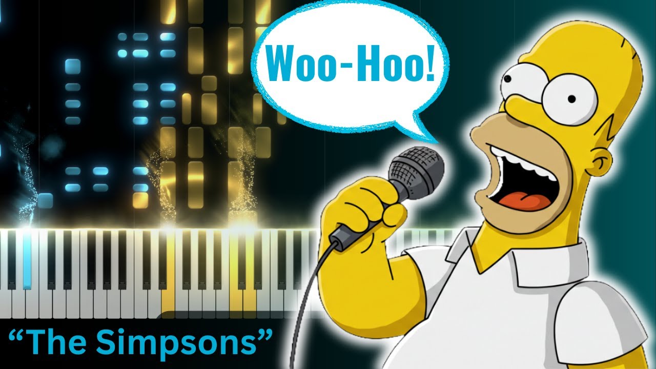 The Simpsons - Main Theme | Piano Tutorial - YouTube