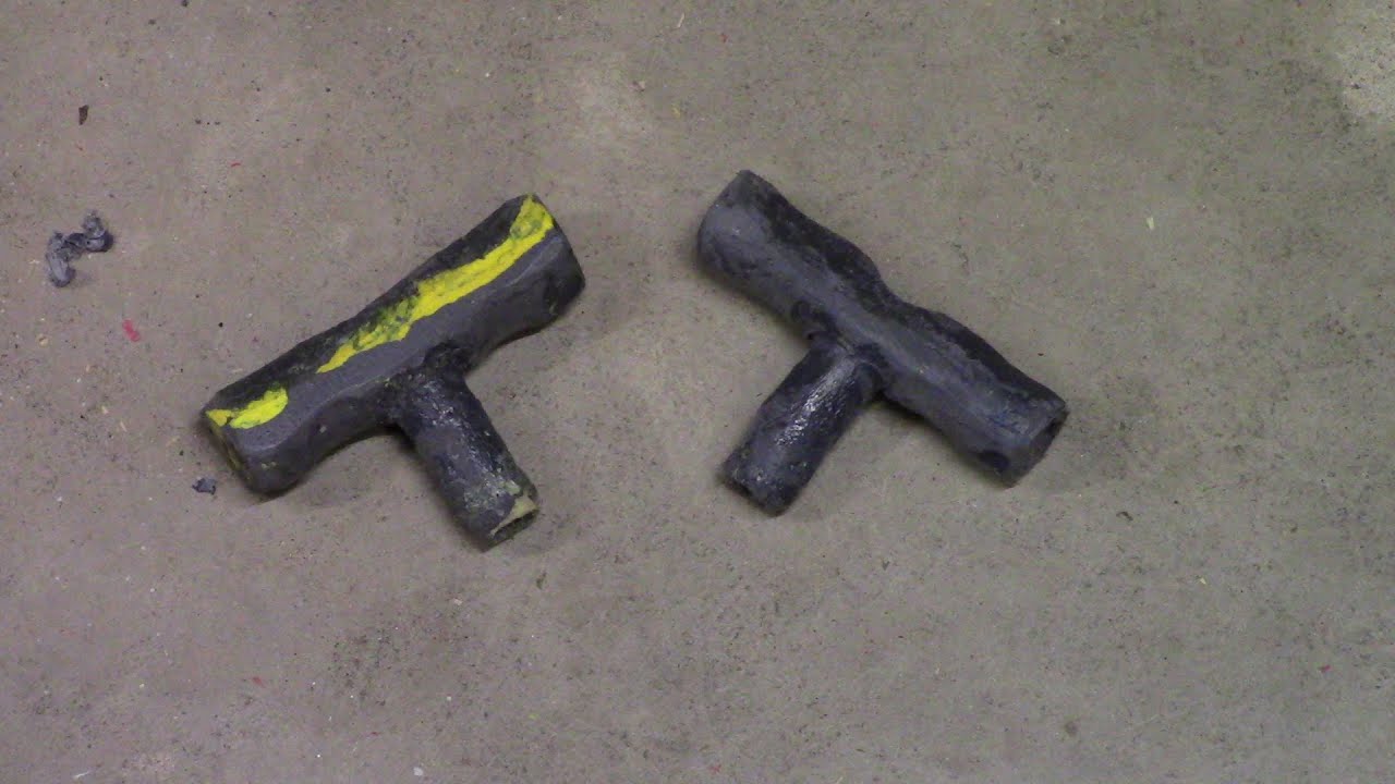 Homemade plastic pull handle - YouTube