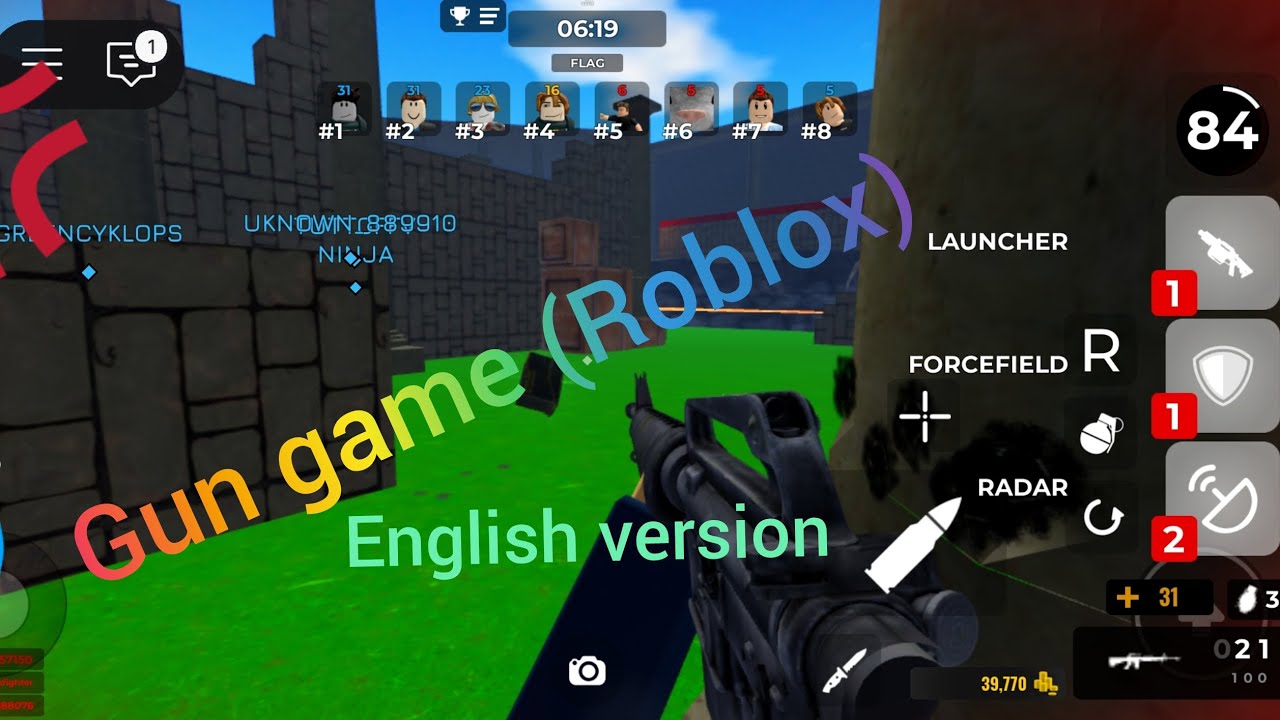 Gun game (Roblox) 🎮 #roblox #Masoodjoiyalongvids - YouTube