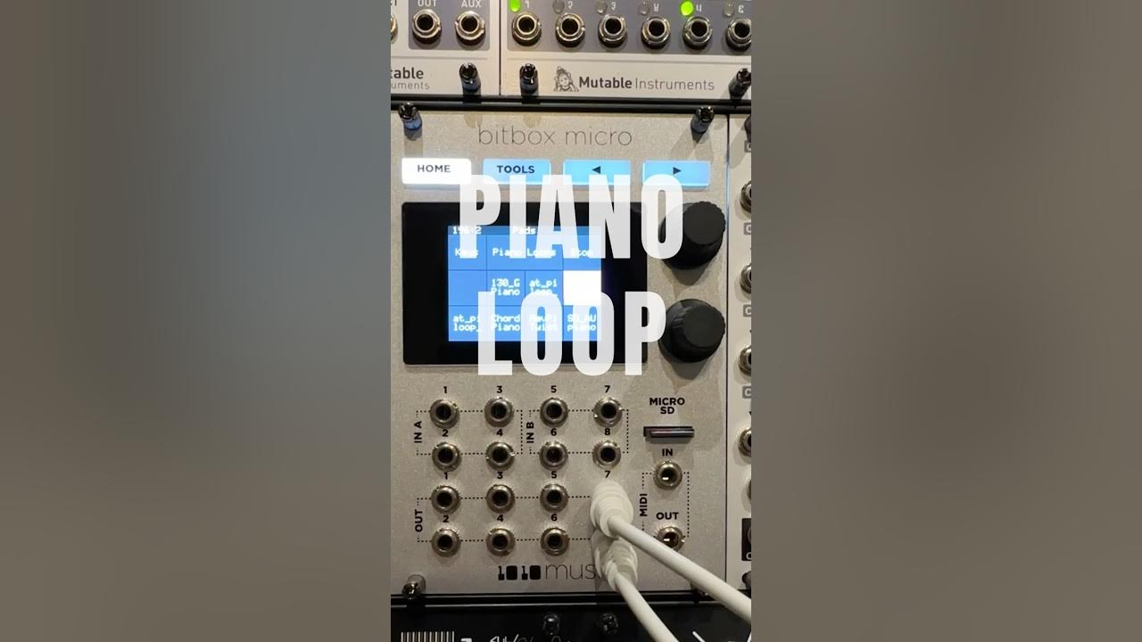 Eurorack Modular: Loops and Panharmonium to transform sounds. # ...