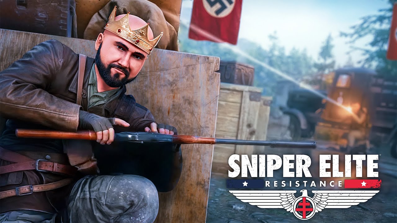 REAL Life SNIPER Tries Sniper Elite: Resistance! - YouTube