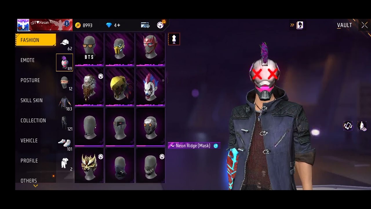 FF ID WITH OLD ELITE PASS AND INCUBATOR WITH EVO DRACO AK ,RARE ID ...