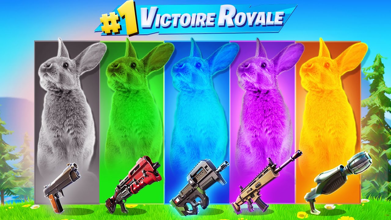 LAPIN GÉANT CHOISIT LE STUFF ALÉATOIRE CHALLENGE SUR FORTNITE ! - YouTube