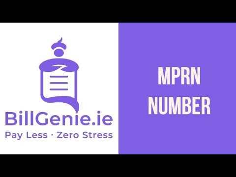 MPRN Number (ESB Networks) - YouTube