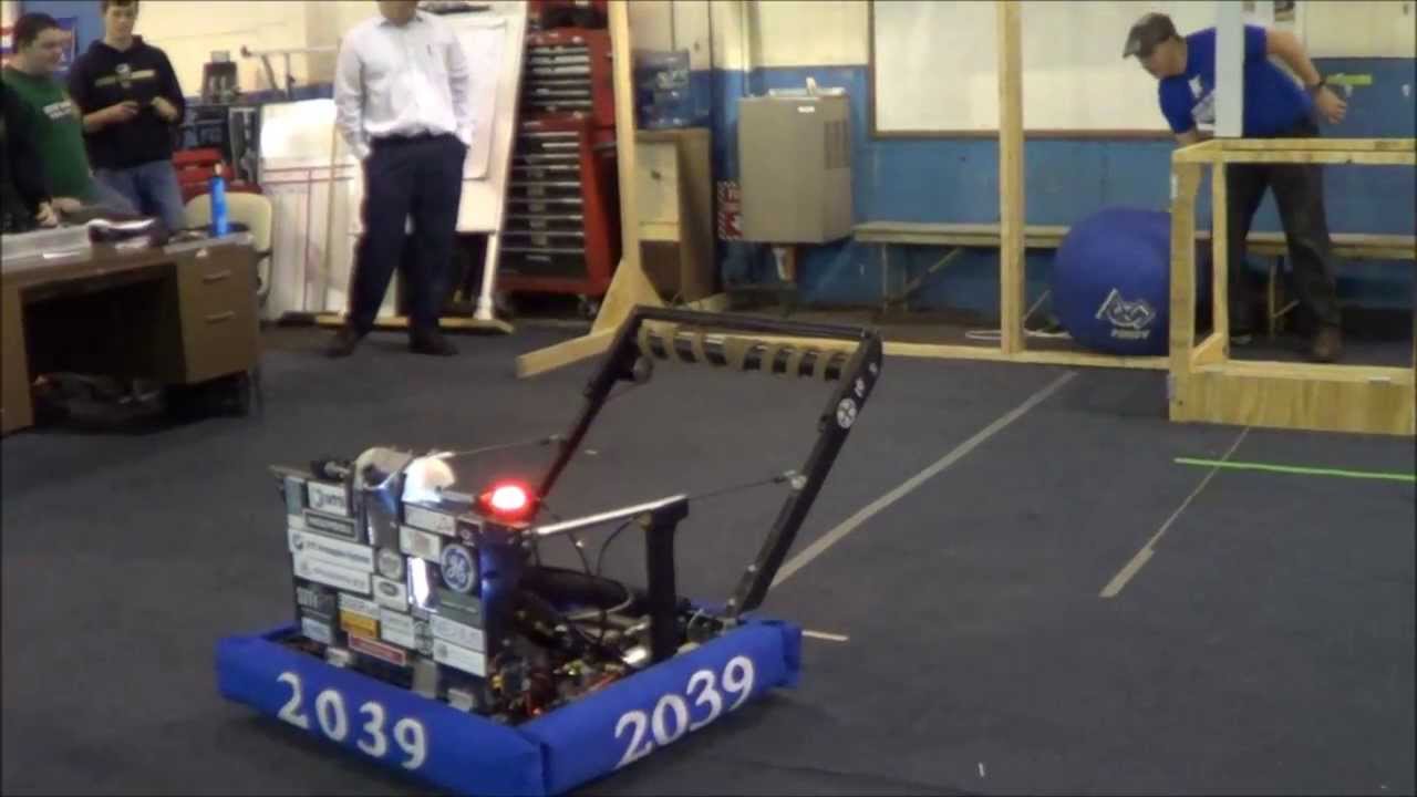 FRC Team 2039 - Aerial Assist Robot Reveal - YouTube