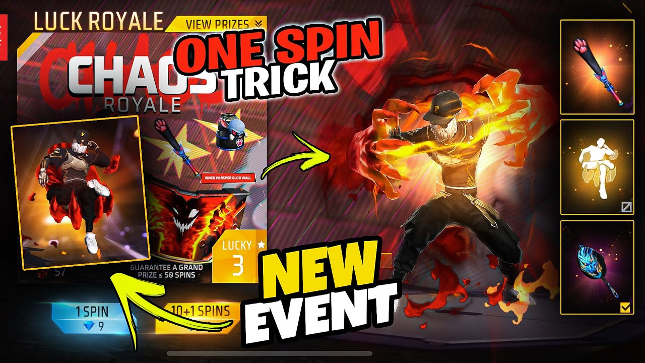 FREE FIRE NEW CHAOS ROYALE EVENT - FREE FIRE NEW EVENT !! FREE FIRE MAX ...