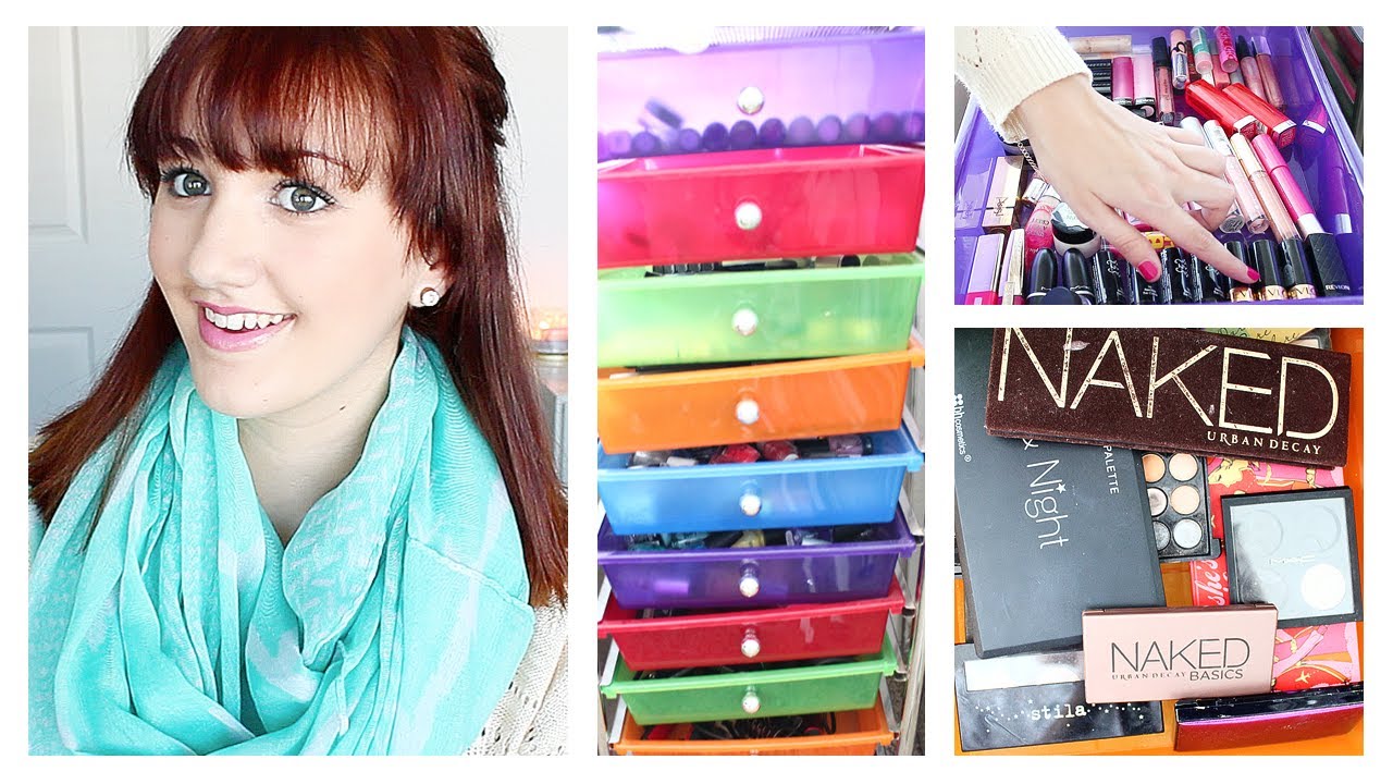My Makeup Collection Storage ♡ Youtube