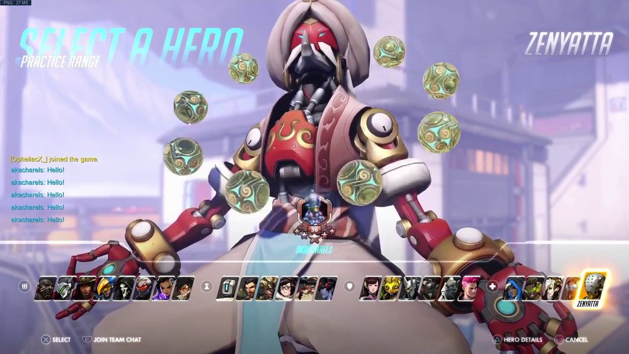 Overwatch: Zenyatta Djinnyatta Skin All Emotes, Poses, Intros & Weapons ...