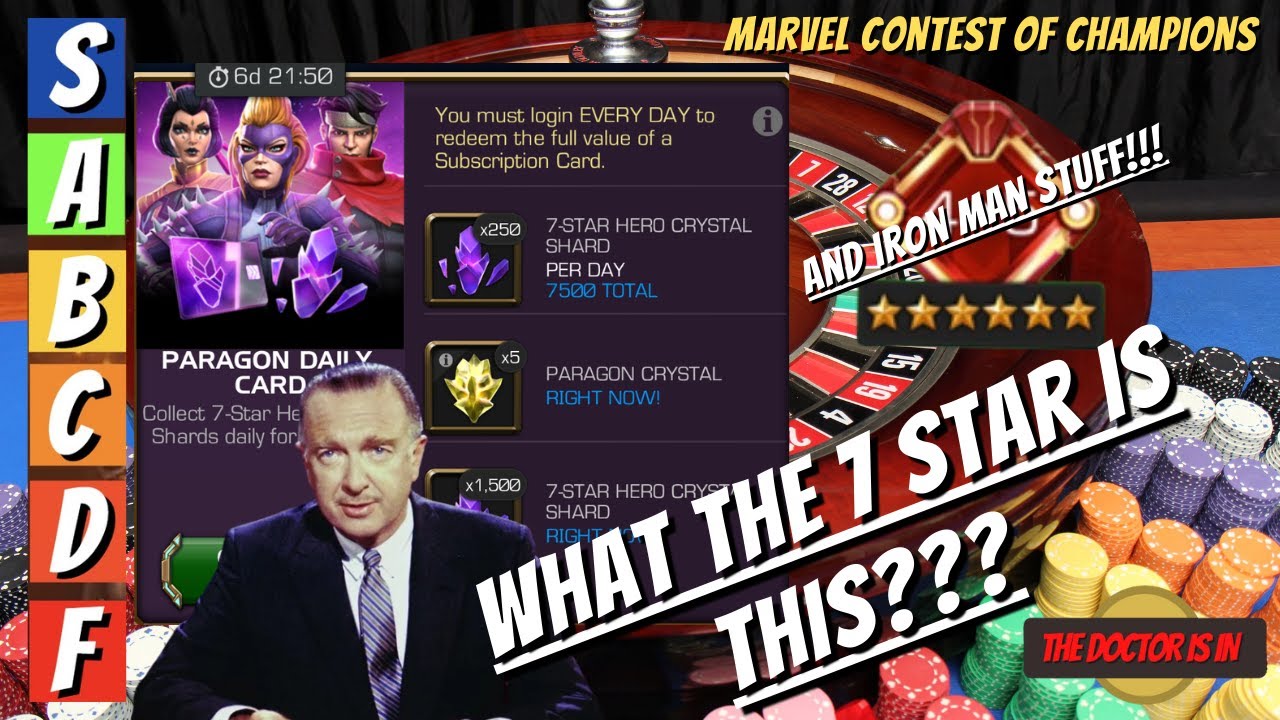 MCOC New 7 Star Daily Card and Iron Man Rank Up Stuff Lets Review - YouTube